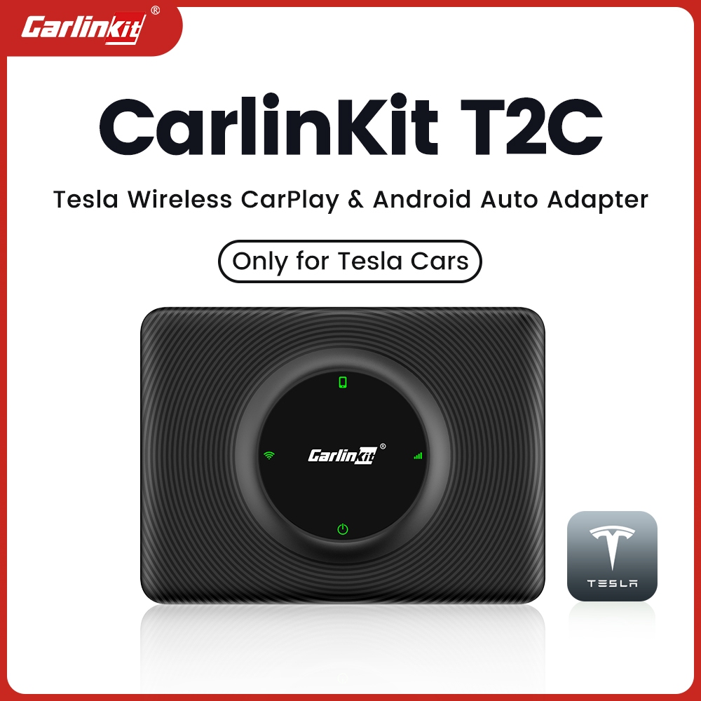 CarlinKit Convert Tesla To Wireless CarPlay Android Auto Support Siri ...