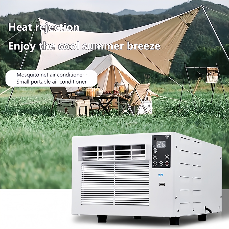 1100W Air Conditioner, Cooling and Heating, Mobile Mini Desktop Air ...