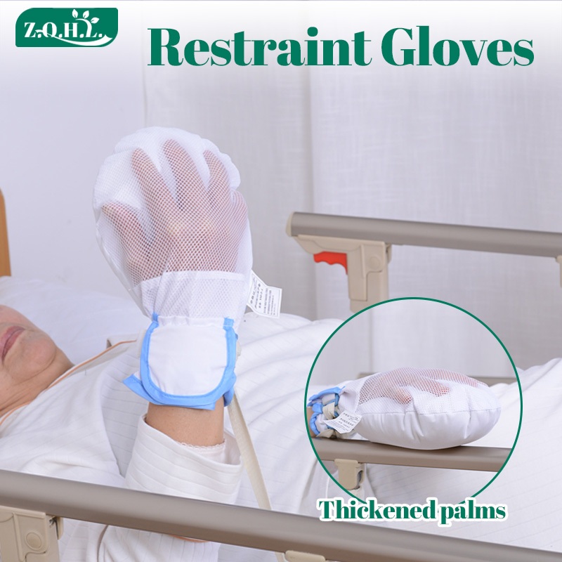 Hand Restraint Gloves Extra-Thick & Softer Bottom Anti-scratch Anti ...