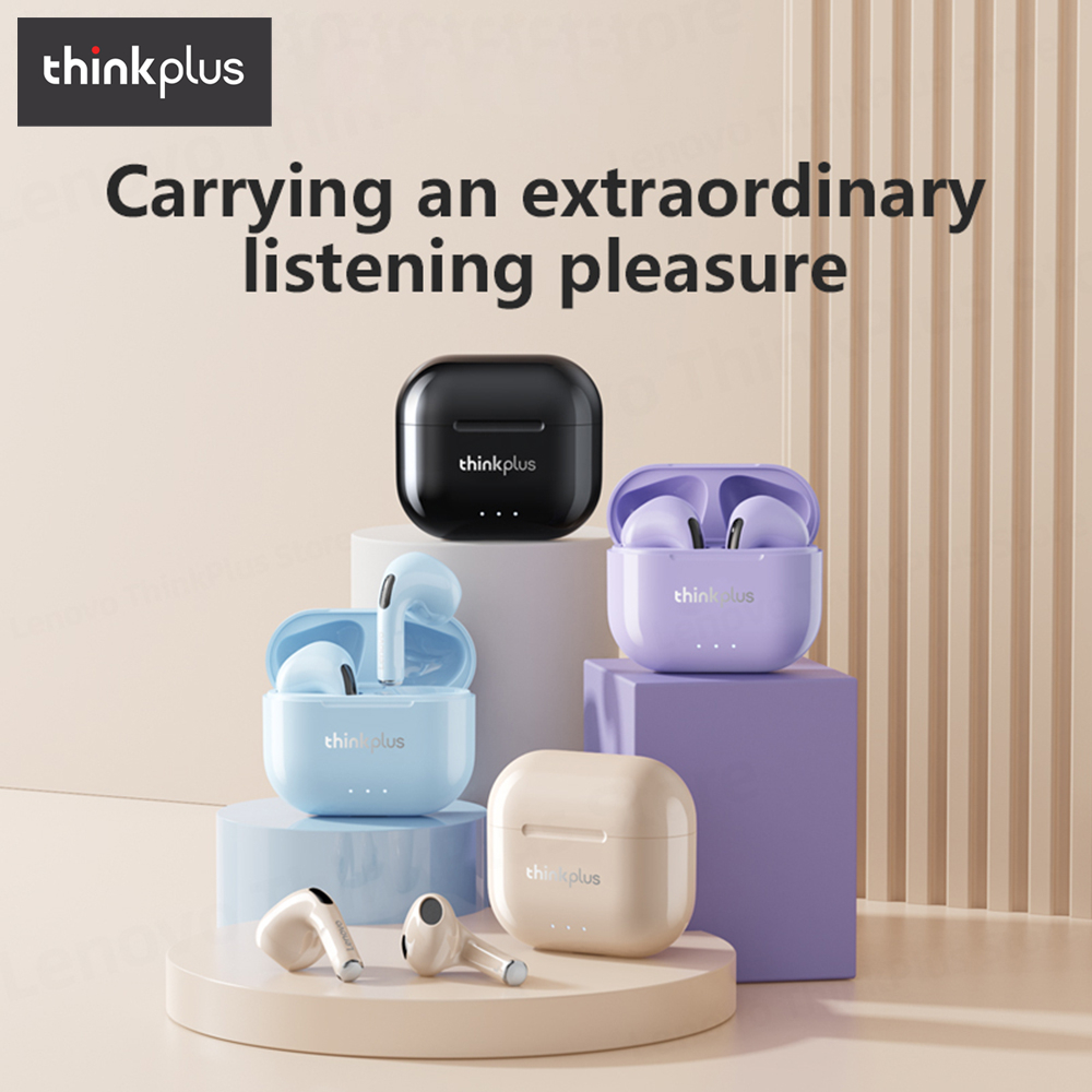 Lenovo thinkplus LP40 PLUS Bluetooth Earphones Wireless Headphone ...