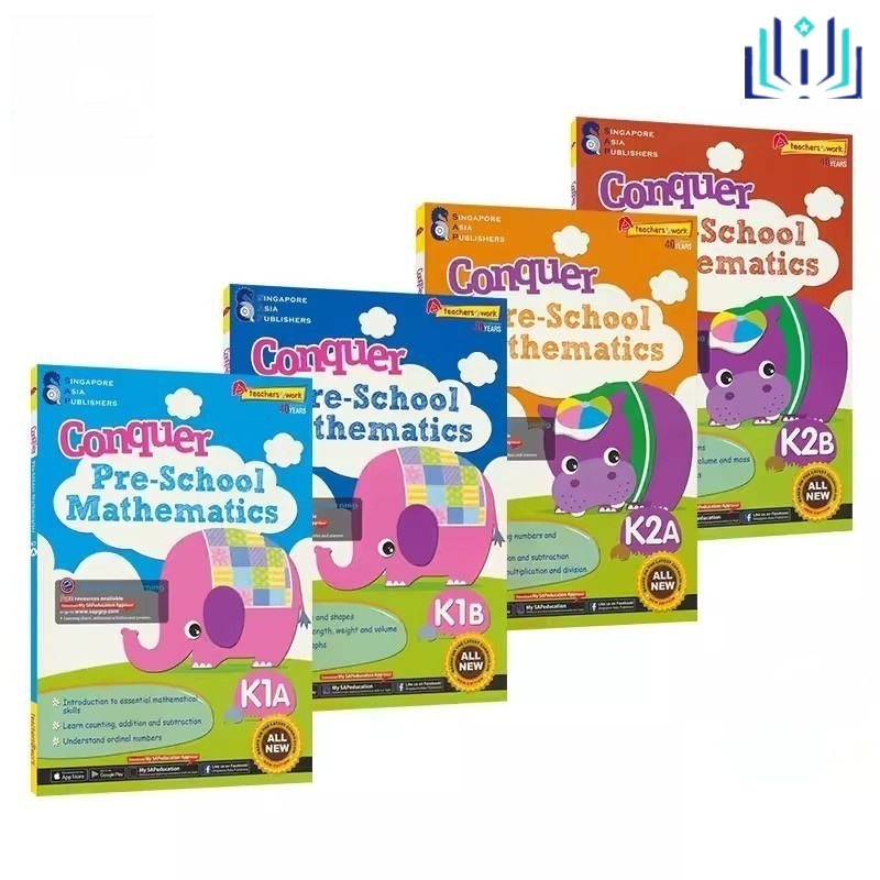 English “SAP Conquer Pre-School Mathematics Level K1A.K1B/ K2A/K2B ...