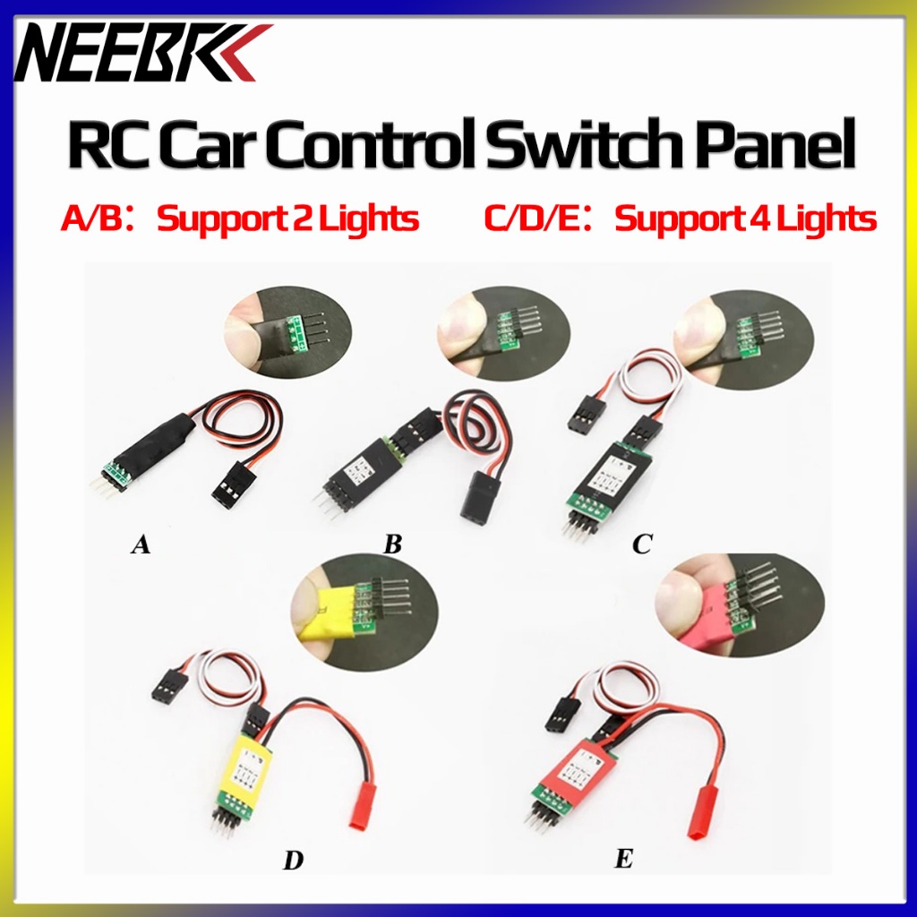 RC Light control system LED Lamp Light Control Switch Panel System 3CH ...