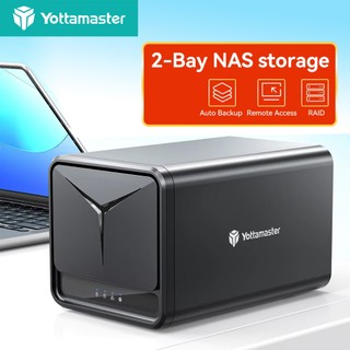Yottamaster NAS Storage Server RAM Home Network Storage 2/5 Bay Raid 2. ...