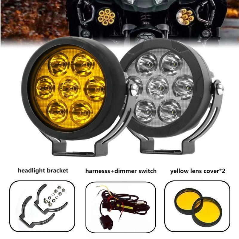 GR-70X 70W AES LED Auxiliary Motorcycle Fog Lights Riding Adventures ...