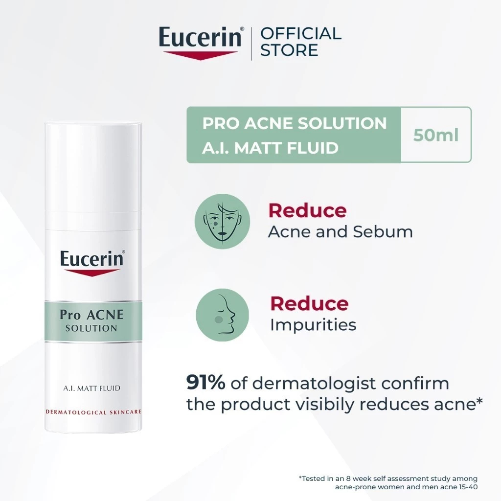 Eucerin Pro Acne Solution AI Matt Fluid 50ml | Shopee Malaysia