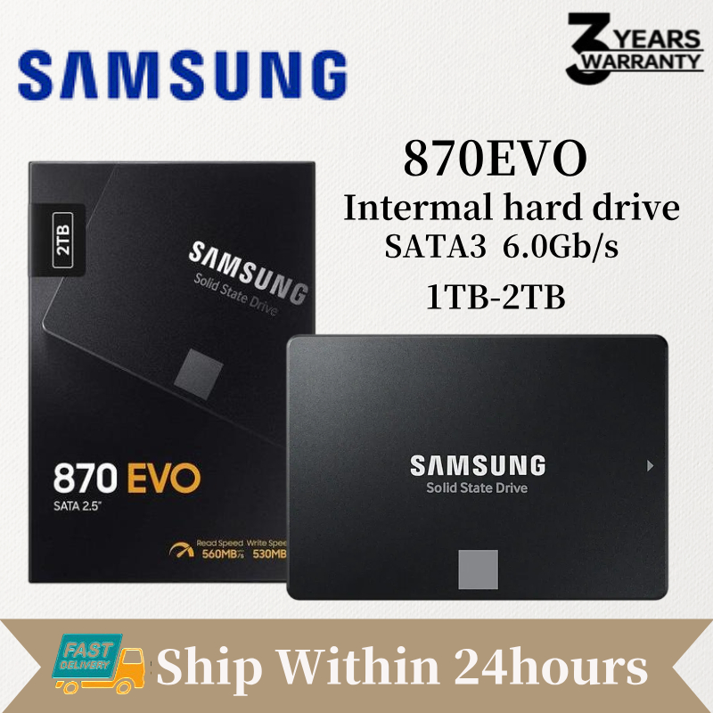 SAMSUNG 870EVO hard drive1TB / 2TB SATA3 Internal hard drive 2.5'' SSD ...