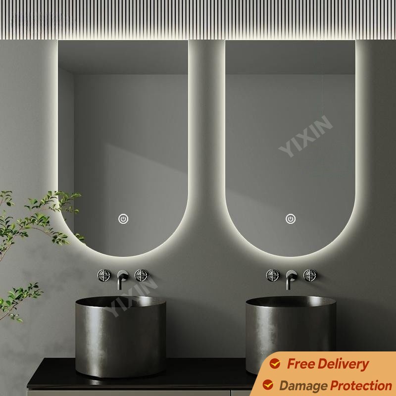 YIXIN Bathroom Mirror, Intelligent Mirror In Bathroom, Arched And ...