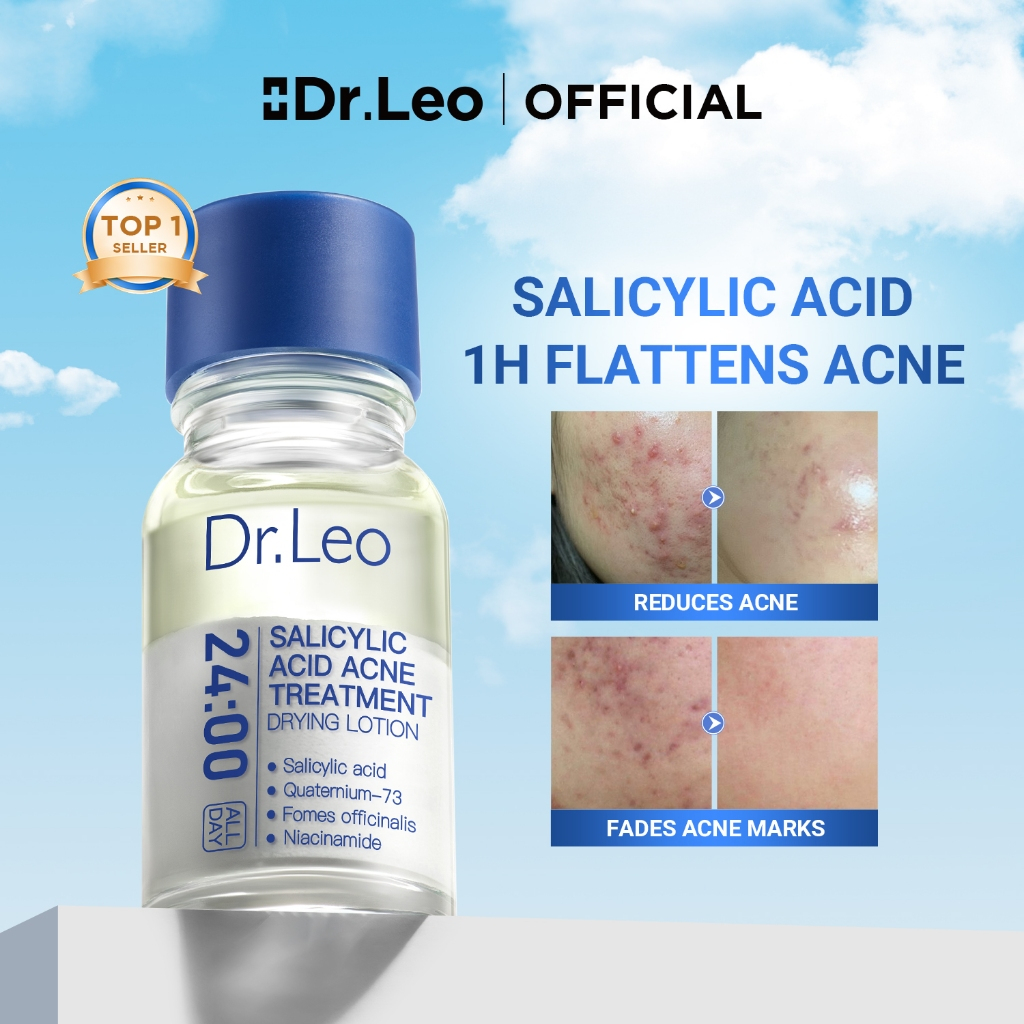 Dr.Leo Acne Essence Salicylic Acid Anti-acne Serum Lighten Acne Scars ...