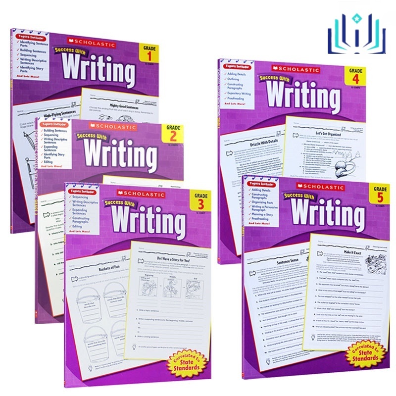 English “Scholastic Success With Writing Grade 1/2/3/4/5” Primary ...