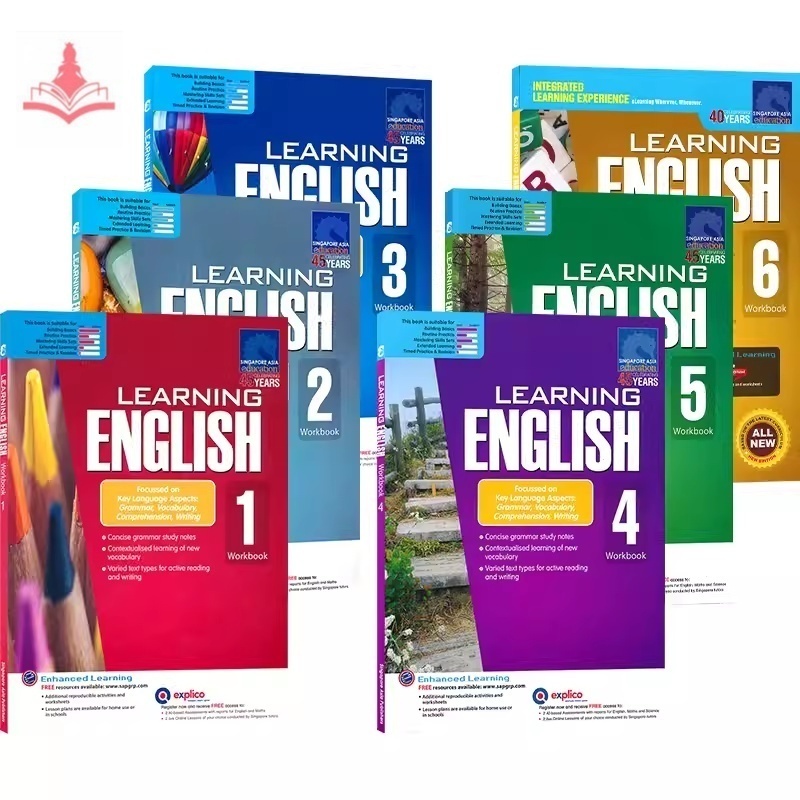 English “SAP Learning English Workbook Level 1/2/3/4/5/6” Primary ...
