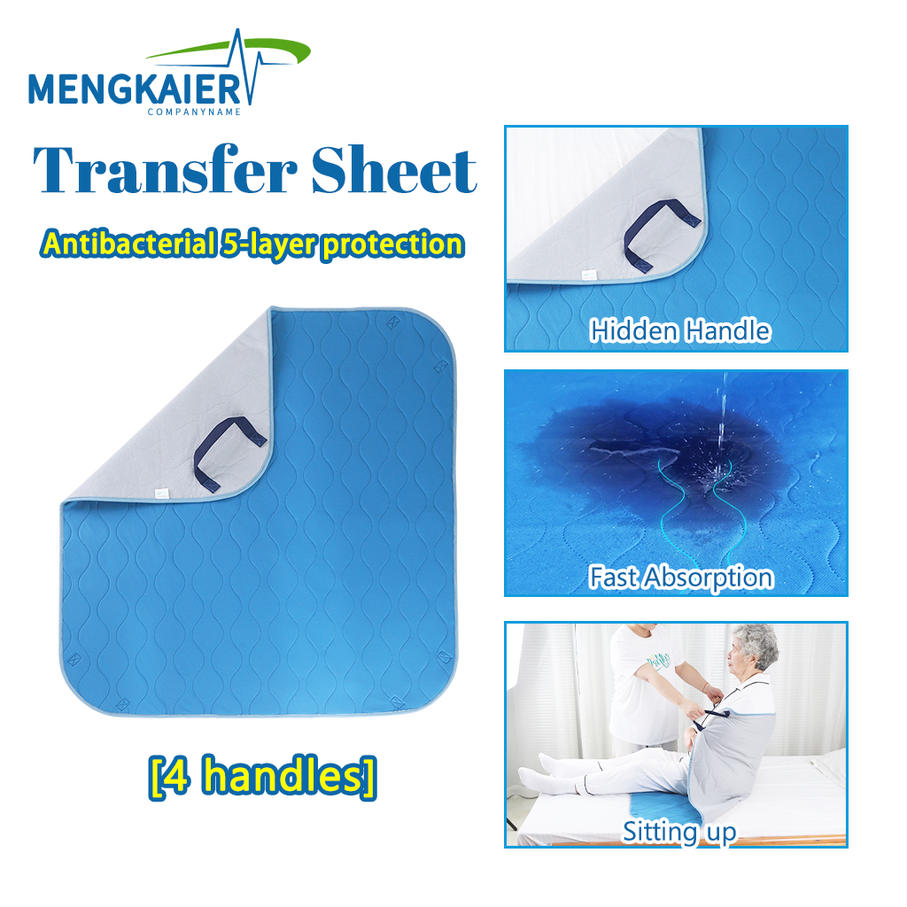 Transfer Sheet Washable Underpad With Reinforced Handles Elderly Turn ...