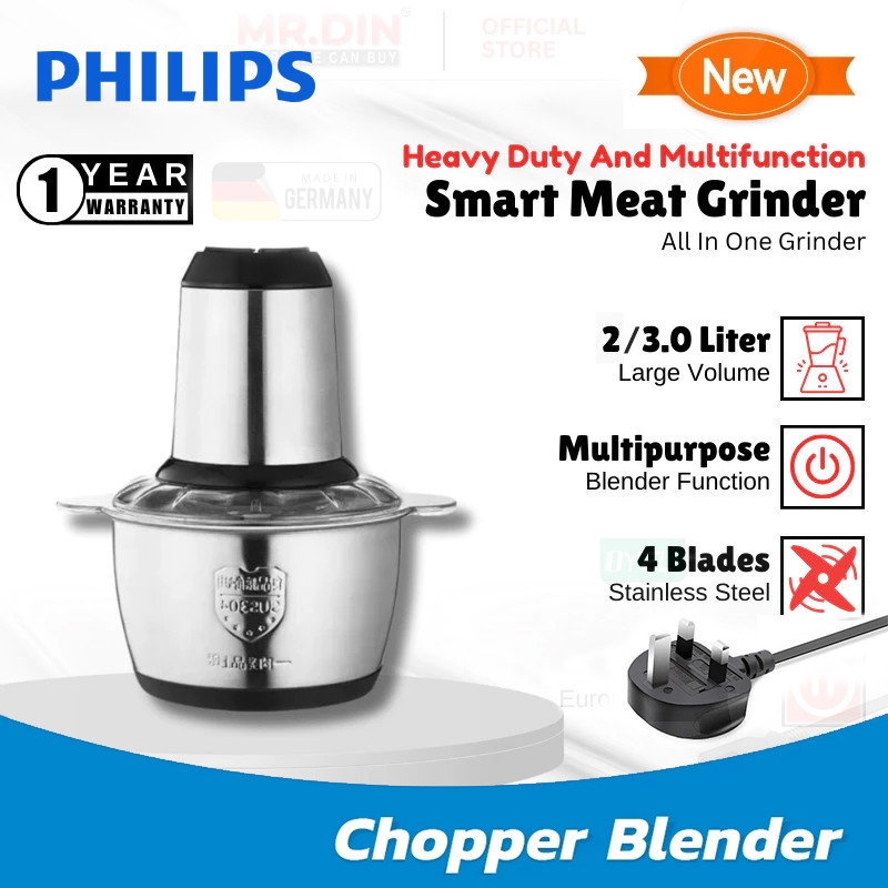 Special Price [Malaysia Stock] Philips 2L/3L Meat Grinder Multi ...