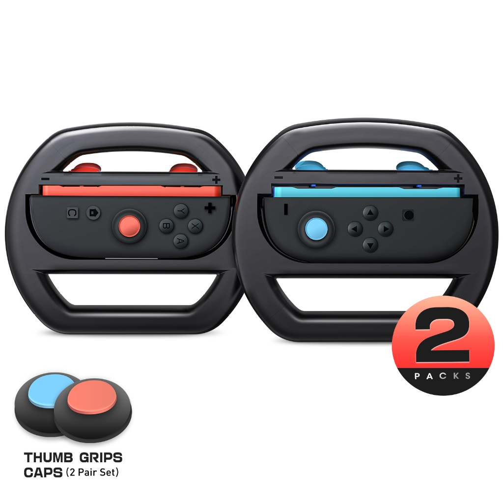 I-Blason Steering Wheel for Nintendo Switch 2 JoyCons 2025 Racing Wheel Games Accessories for ...