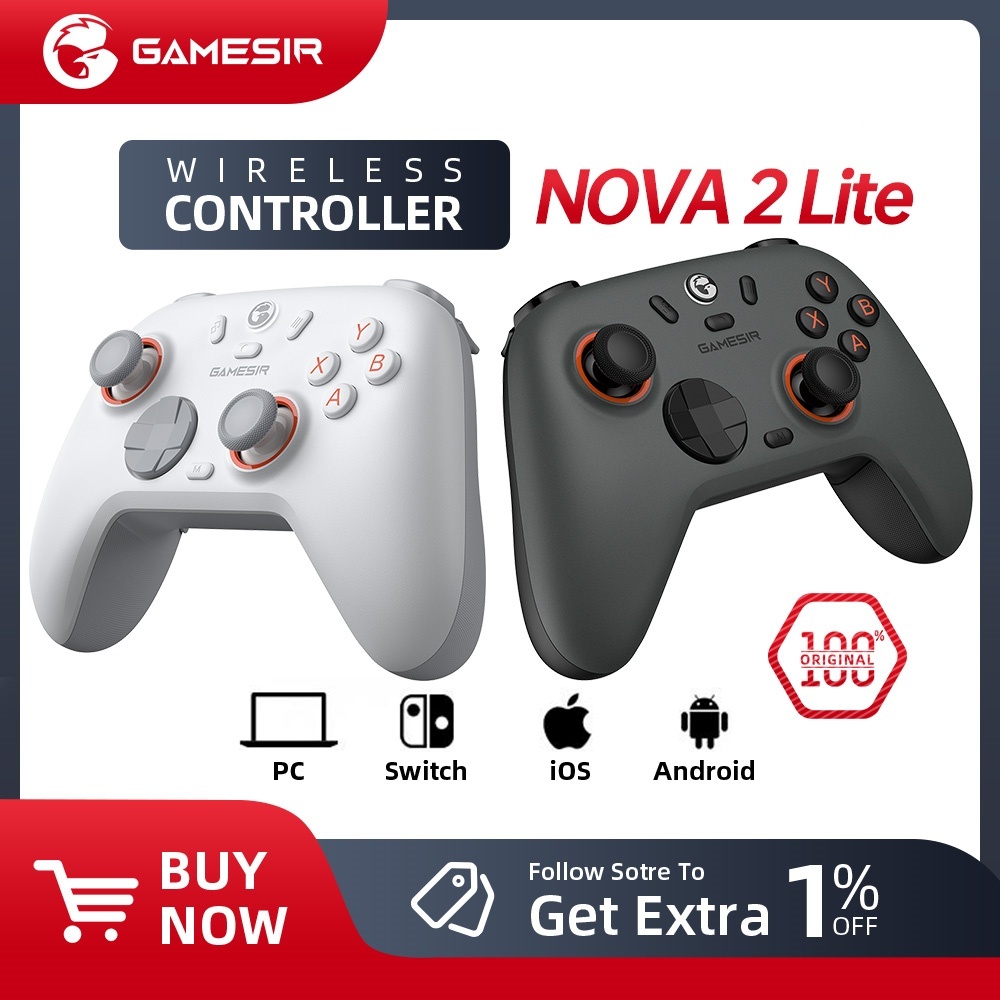 GameSir Nova 2 Lite Gamepads PC Switch 2 Gaming Controller for Nintendo ...