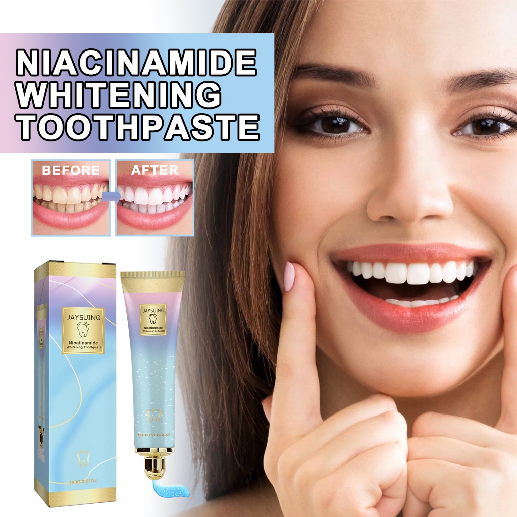 Nicotinamide Brightening Toothpaste Deep Cleaning Yellow Teeth Stains ...