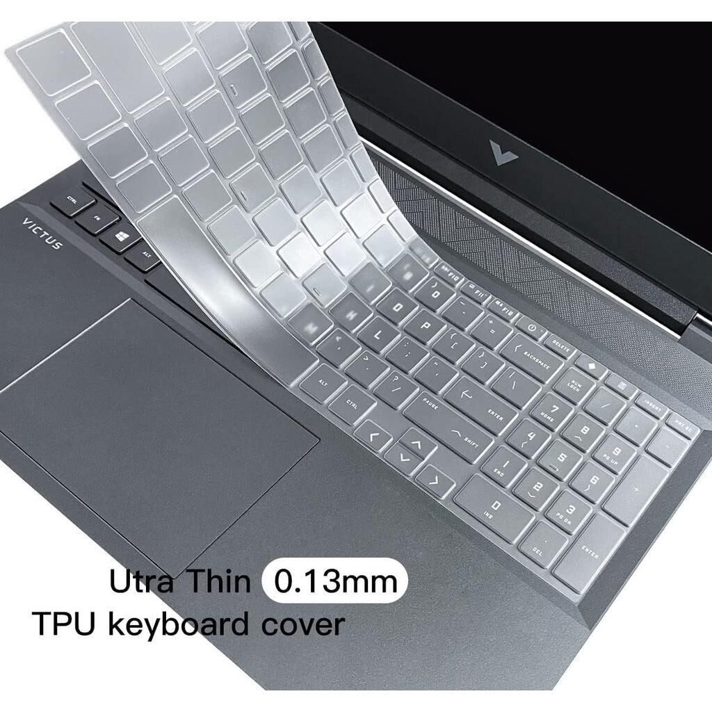Keyboard Cover for HP Victus 15.6" Laptop 15t-fa000 15-fa0025nr 15-fa0031dx 15-fa07477 15z-fb000 ...
