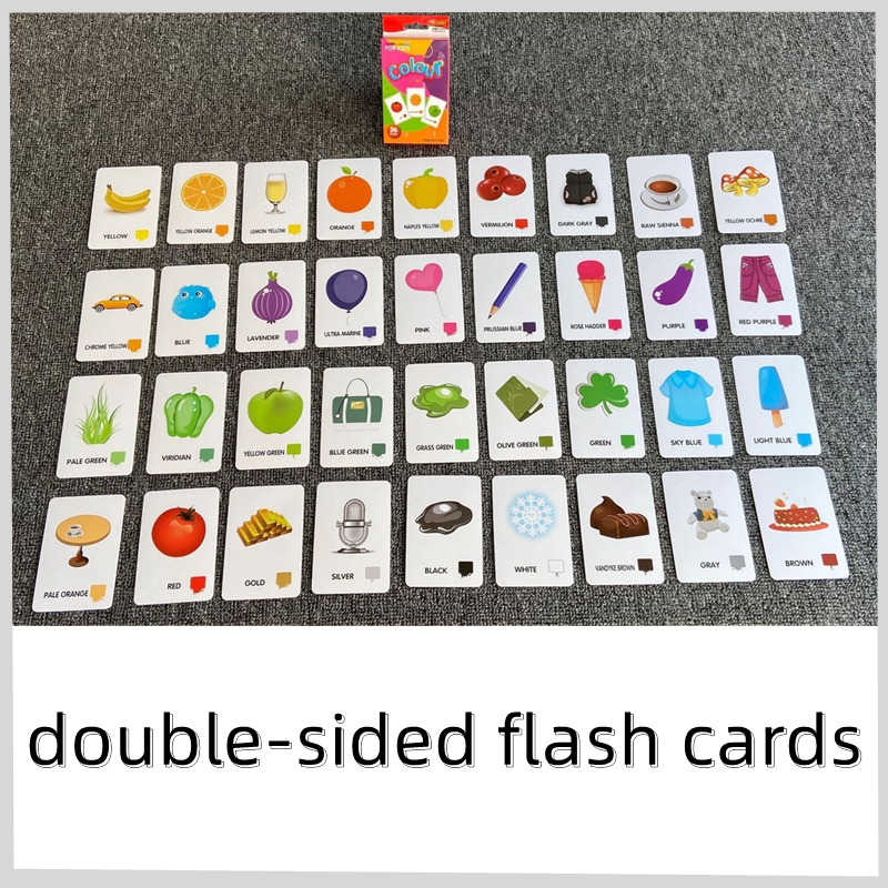 Early Learning Flash Card Double-Sided Flash Cards Flash Card For Baby ...
