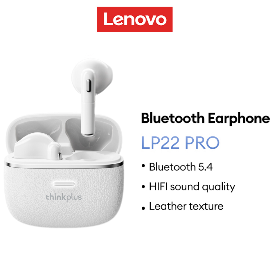 Lenovo LP22 Pro Bluetooth Earphone HIFI Stereo Low Latency Texture ...