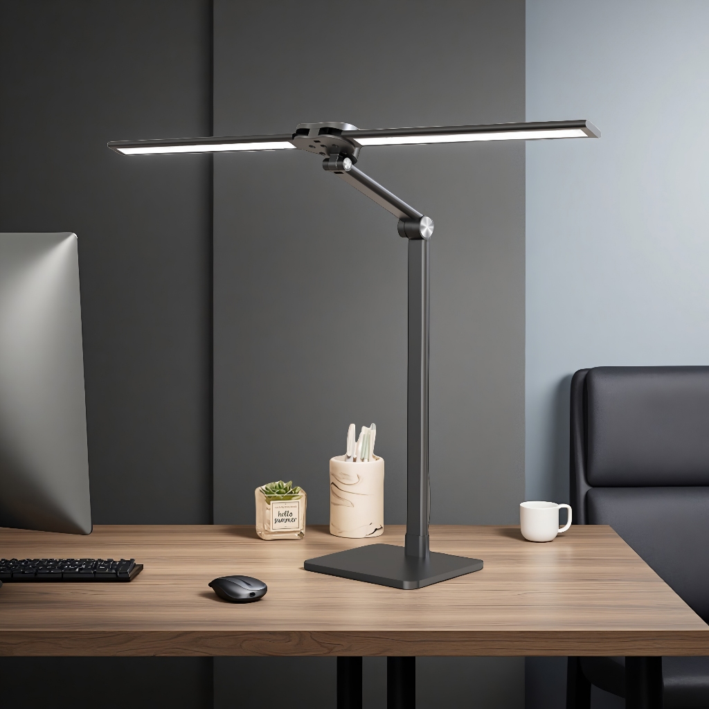 Powdeom Table Lamp with Base LED Dimmable Desk Lamp Architect Desk Lamp ...