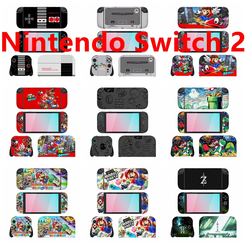 40 Colors Skin Sticker Compatible with Nintendo Switch 2 (2025) Vinyl ...