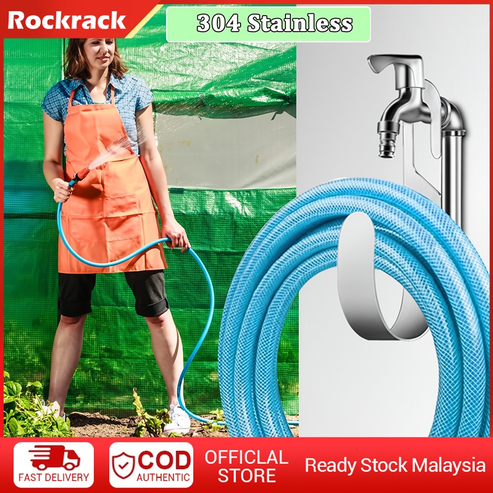 304 Stainless Steel Water Hose Pipe Hook Garden Hose Hanger Hook Heavy ...
