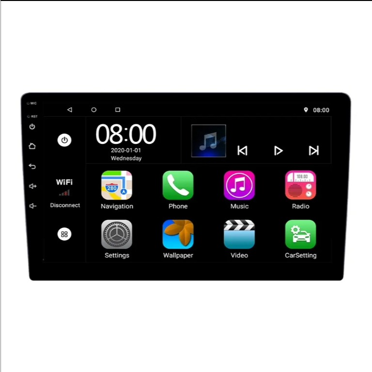 2 Din 9-Inch T5 Universal Car Radio Stereo Player Carplay Android Car ...