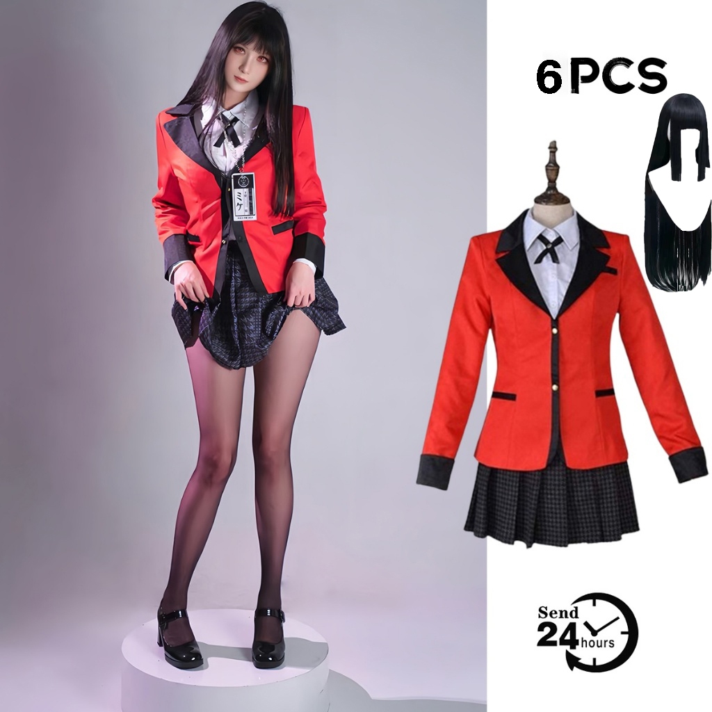 Kuala Lumpur Spot Japanese Anime Kakegurui Yumeko Jabami Cosplay