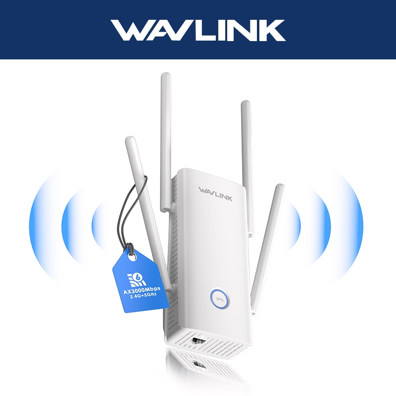 WAVLINK AX3000 Wi-Fi 6 Repeater Indoor WiFi Amplifier Supports Beamforming, BSS Coloring, OFDMA ...