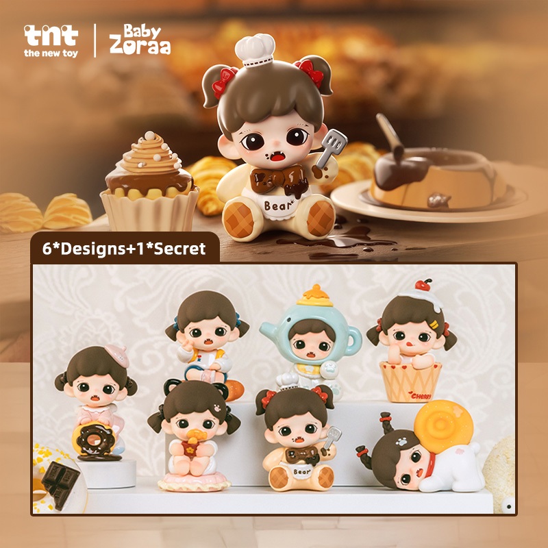 TNTSPACE Baby Zoraa Mini Series Baby Zoraa Bakery Blind Box Figure ...