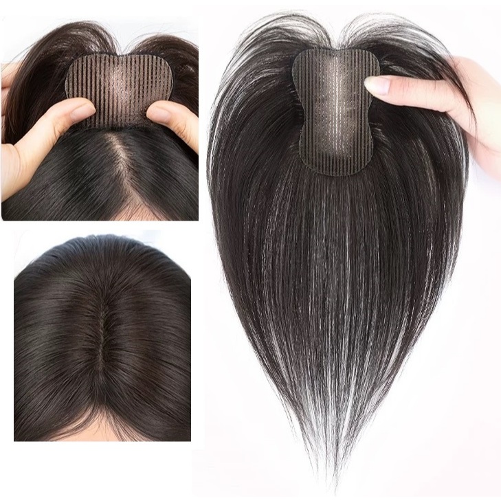 7cmx10cm Front Lace Touch fastener Hook&loop 100% Human Hair Hairline ...