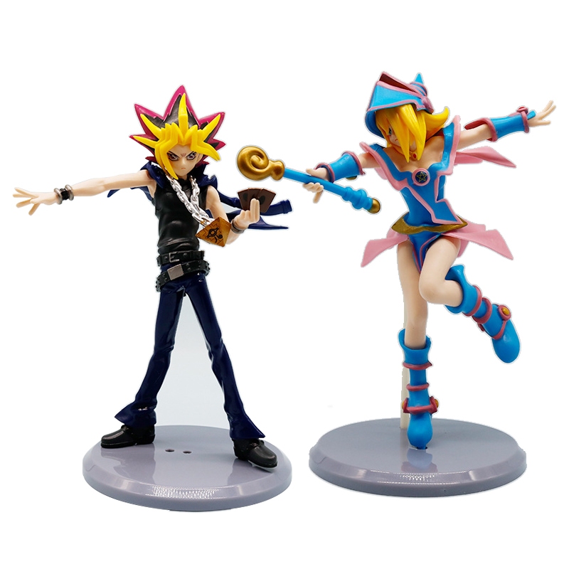 21cm Yu-Gi-Oh! Anime Figure Dark Magician Girl Mana Yugi Muto PVC ...