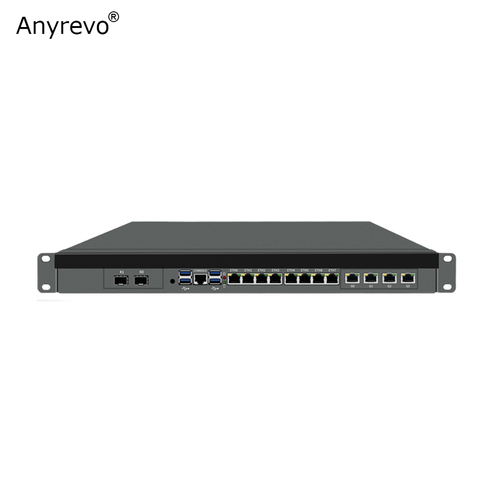 1U Rackmount Server Intel Xeon E5-2650 V4 12 Core Soft Router With ...