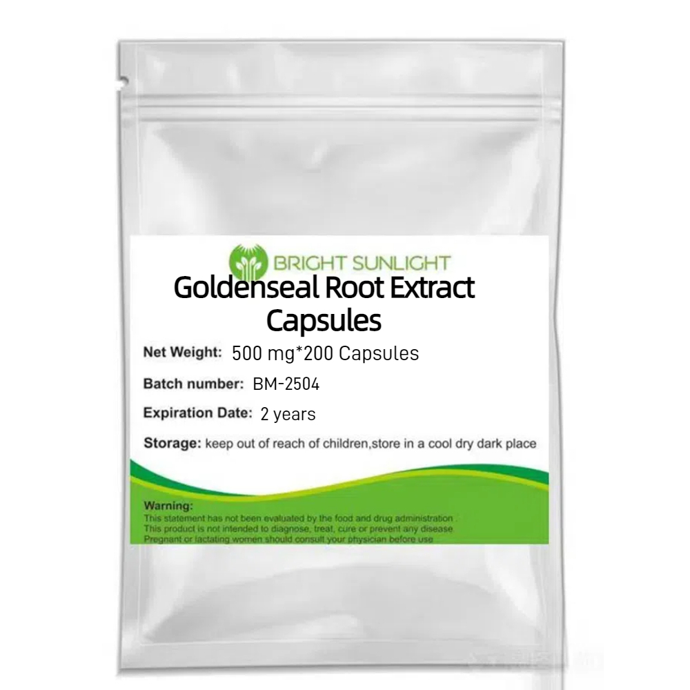 500mg Goldenseal Root Extract Capsules : Immune Support and Digestive ...