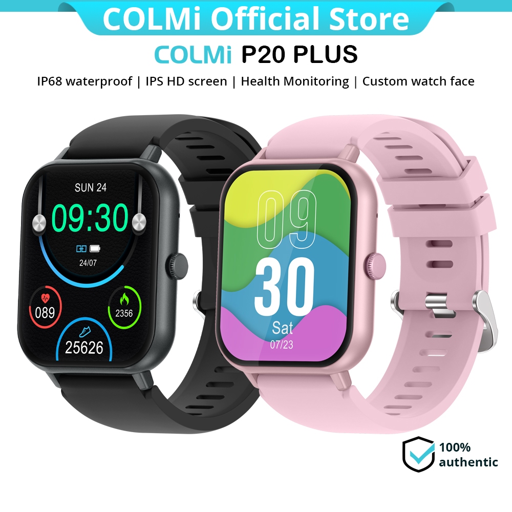 COLMI P20 Plus Smart Watch Bluetooth call Health Monitoring Custom ...