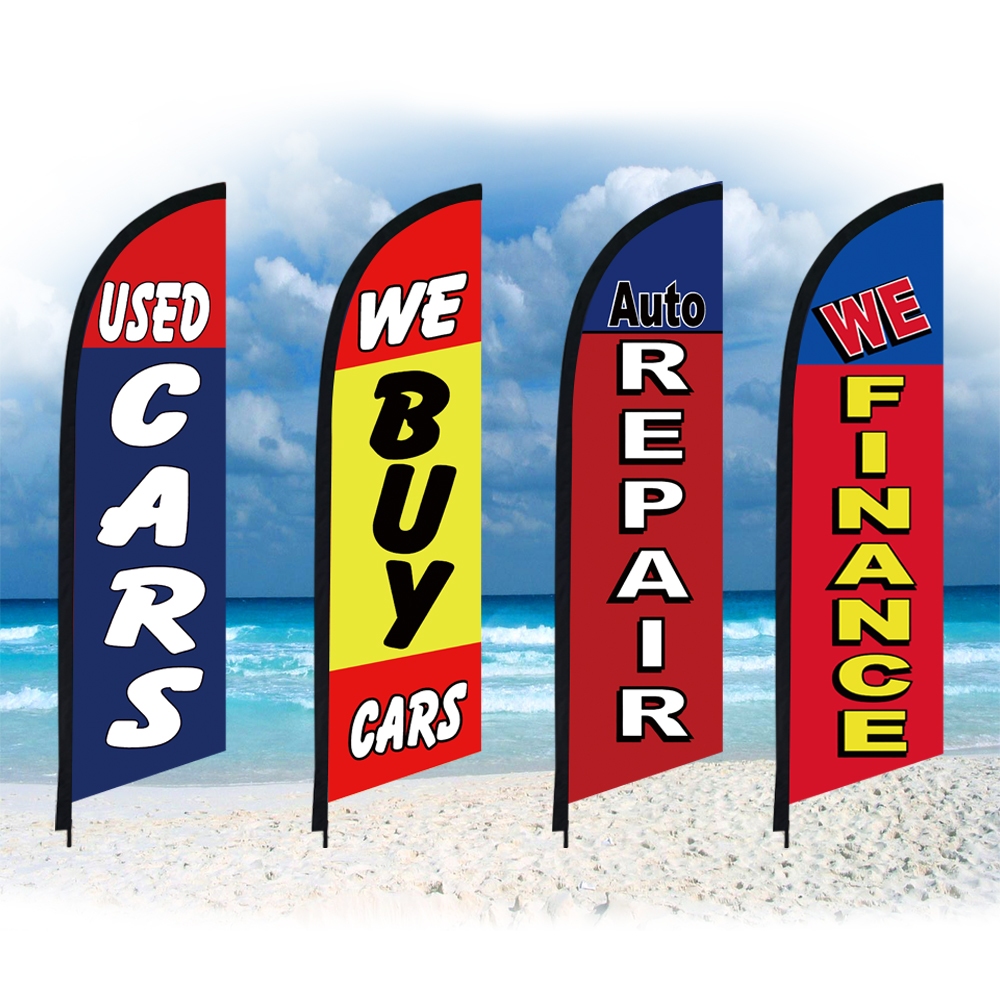 Car Service Feather Flag Auto Repair Only Swooper Without Pole Beach ...