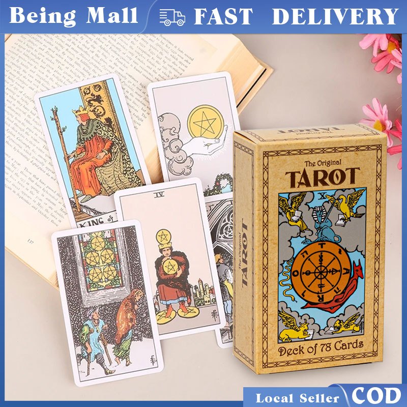 Original 78 Cards/Box Portable Tarot Card Tarot Cards Deck Tarot Reading Cards | Shopee Malaysia