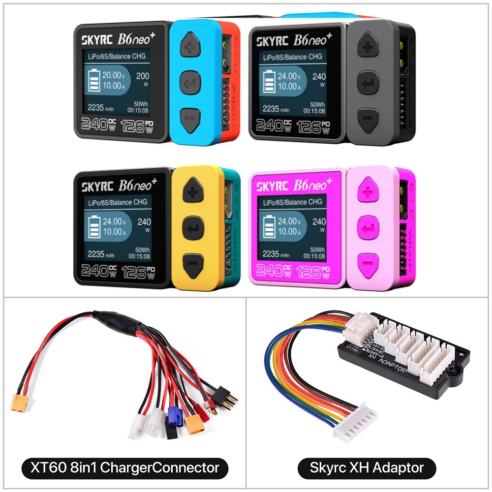NEW SKYRC B6neo+ Smart Charger DC240W PD126W Multilanguage Compact ...