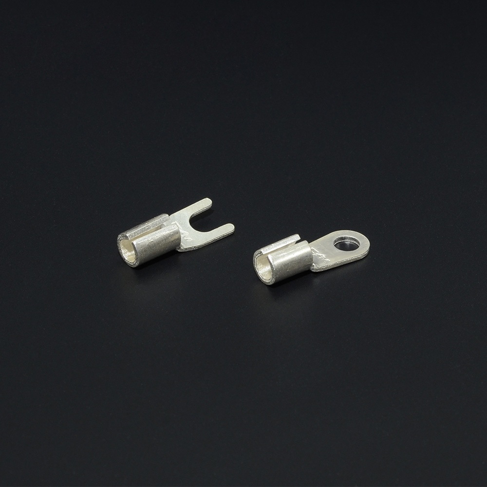 Pure Silver Insulated Male Female Wire Connectors Crimp Terminals Spade ...
