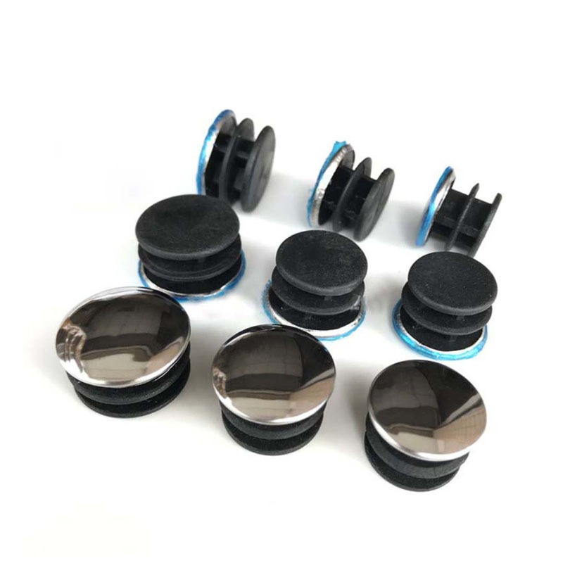 Round Stainless Steel Furniture Leg Plug Tube Pipe Blanking Insert End ...