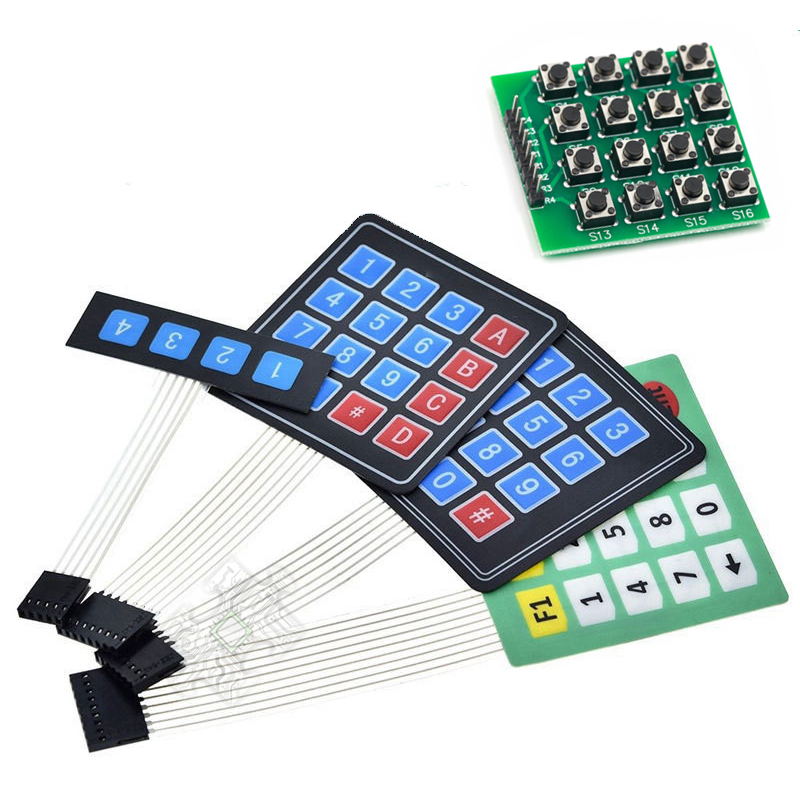 ENGLAB★ Arduino Keypad 1×6, 3×4, 4×4, 4×5, Matrix keyboard, Expansion keyboard Keypad | Shopee ...