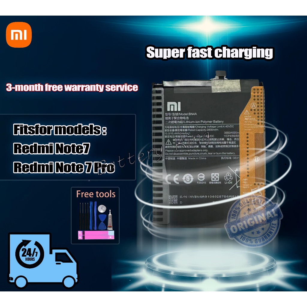 Xiaomi Redmi Note7/Note 7 Pro battery original replacement/Model BN4A ...
