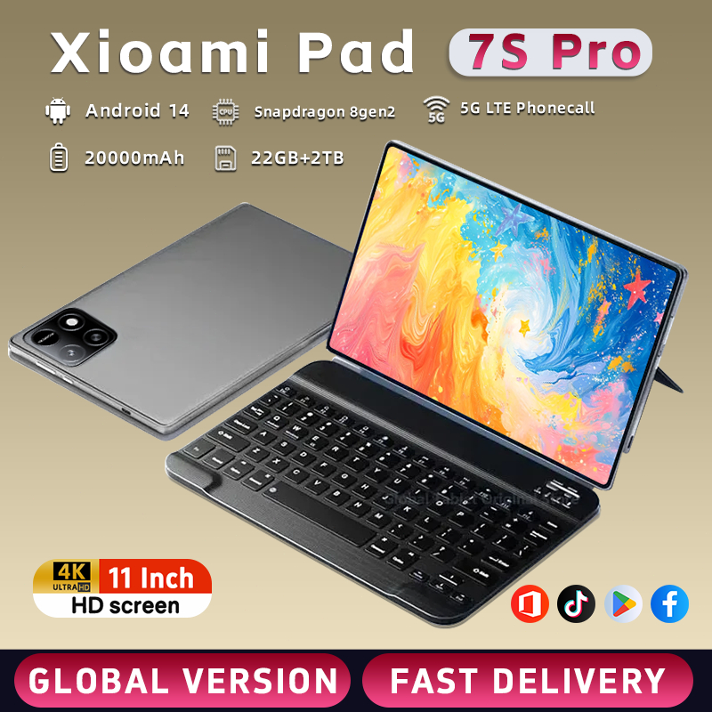 2025 New Original Global Edition MI Tablet PC Pad 7 Pro, with Snapdragon 8gen2, Android 14 HD 4K ...