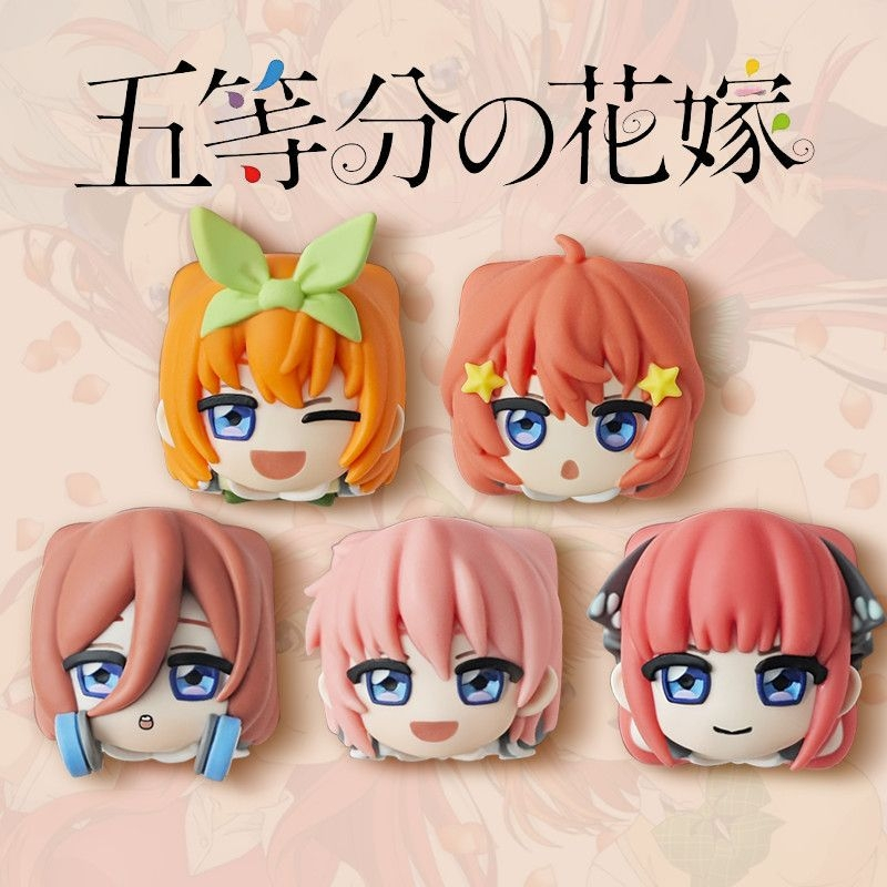 The Quintessential Quintuplets Anime Keycap Set Nakano Sisters Ichika ...