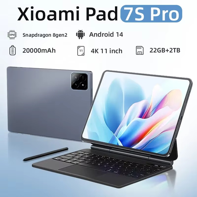 2025 NEW Original Pad 7 Pro 11inch Tablet Android 14 22GB+2TB 20000mAh ...