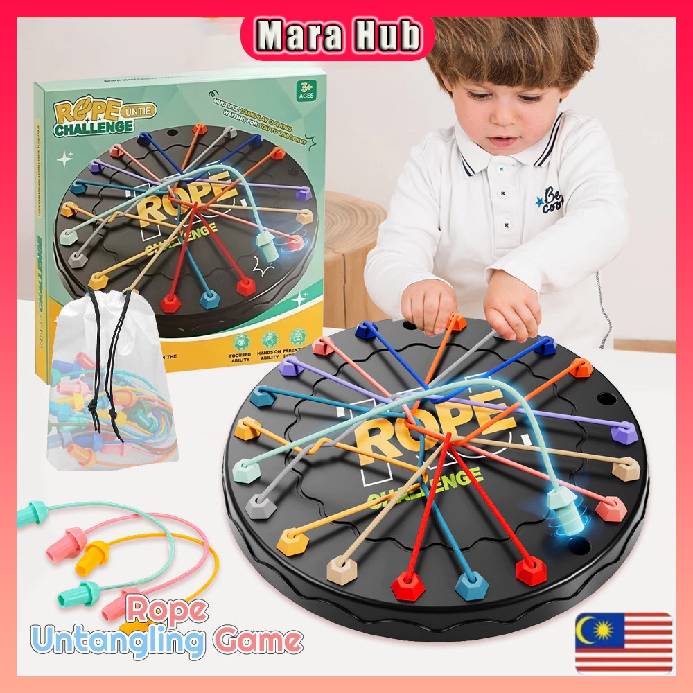 Breaking The Rope Challenge Puzzle Toy Board Game Educational Toys ...