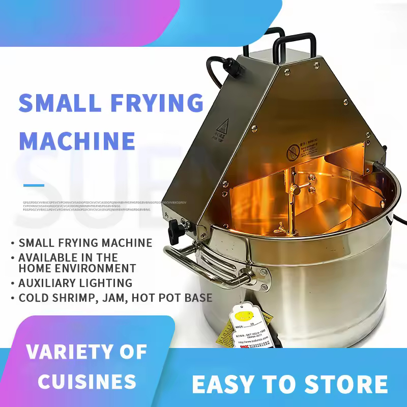 Food Stirrer Pot 10L Stir-fry Machine Food Jam Sauce Mixing Wok 220V ...