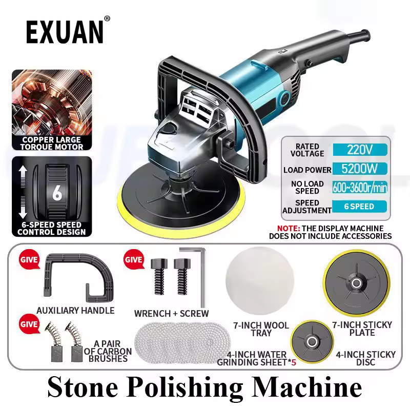 Handheld Stone Polishing Machine For Household Floor Tiles Marble ...