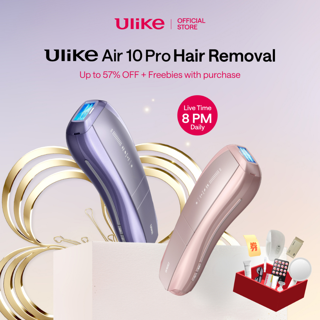 [LIVE] Ulike Air 10 Pro Ice Cooling IPL Hair Removal Device for TTMKT | Shopee Malaysia