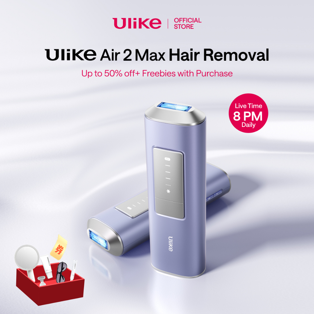 [LIVE] Ulike Air 2 Max Ice Cooling IPL Hair Removal Device | Shopee ...