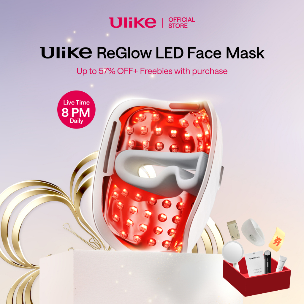 【LIVE】Ulike ReGlow LED Face Mask for TTMKT | Shopee Malaysia